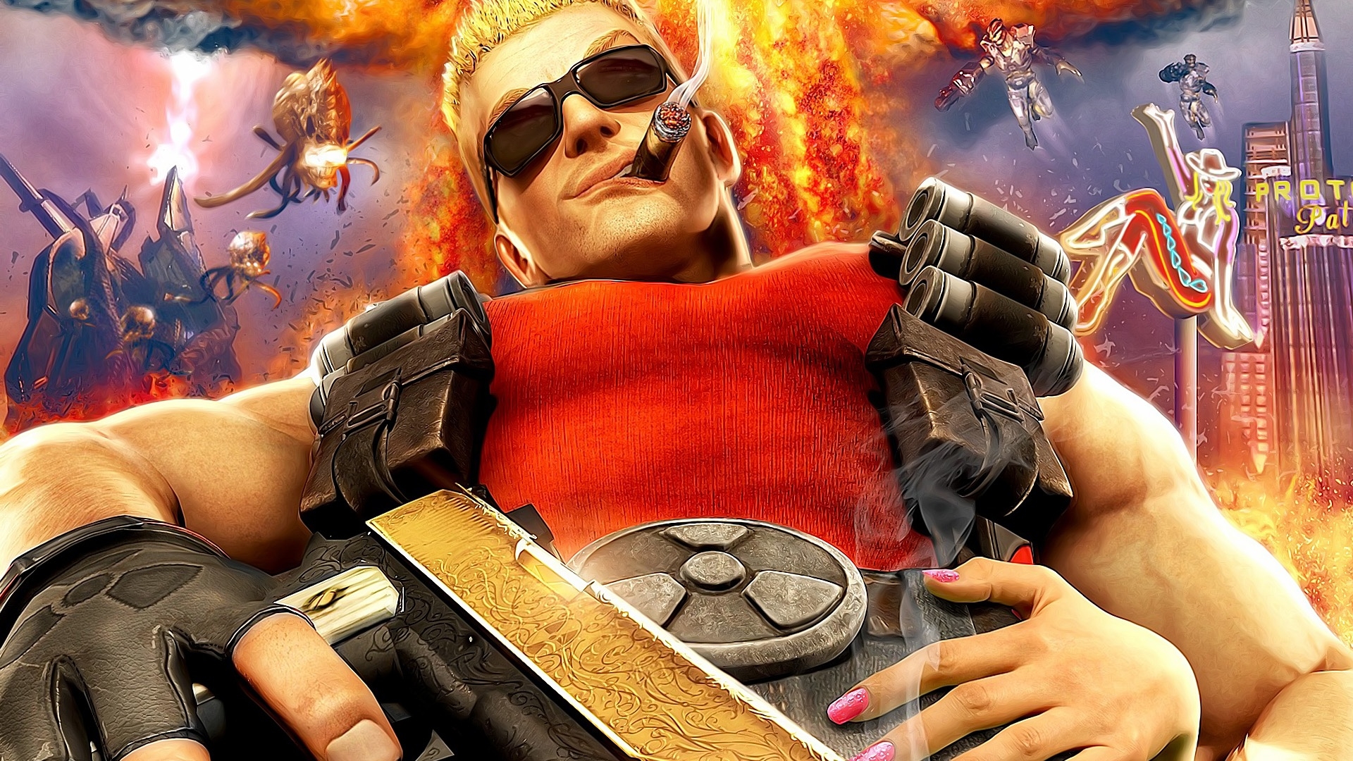 AI-generált borítóképet kapott a Duke Nukem Remastered, a rajongók ...